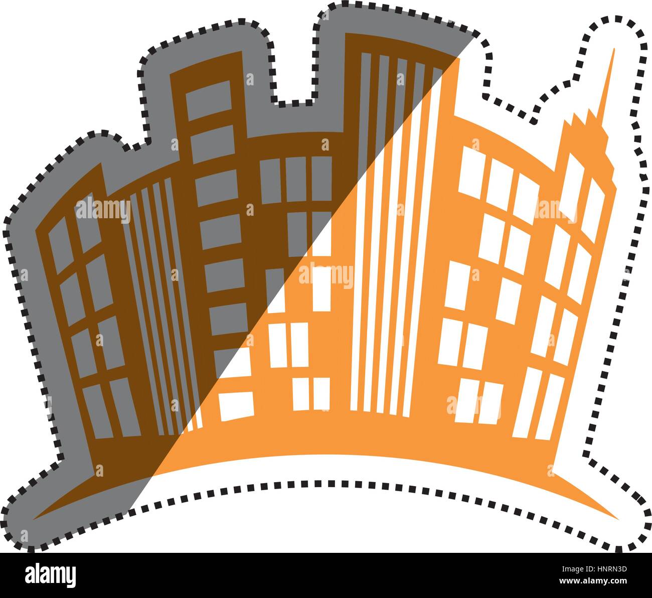 city buildings symbol icon vector illustration graphic design Stock ...