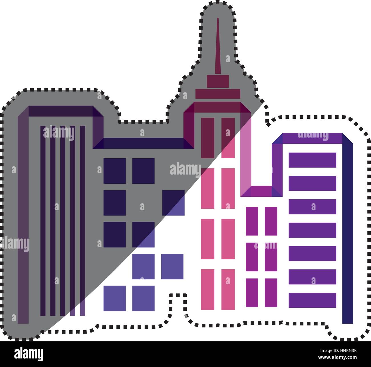 city buildings symbol icon vector illustration graphic design Stock ...