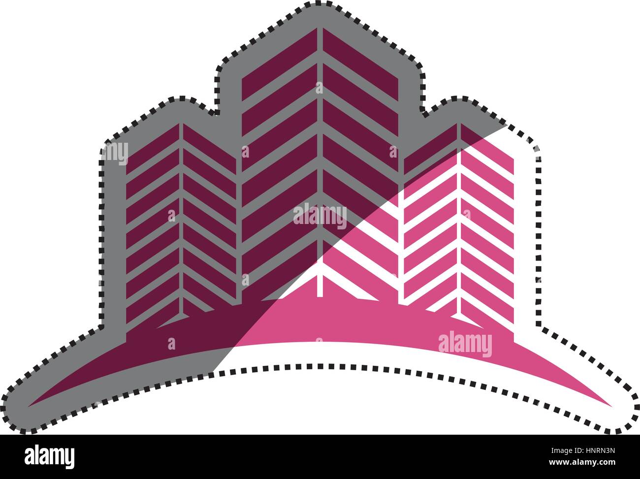 city buildings symbol icon vector illustration graphic design Stock ...