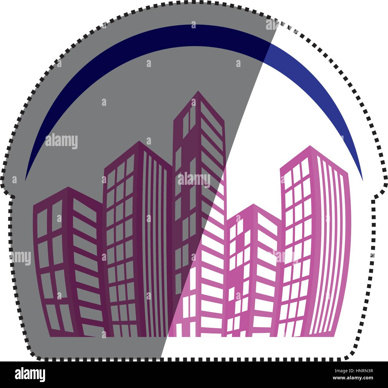city buildings symbol icon vector illustration graphic design Stock ...
