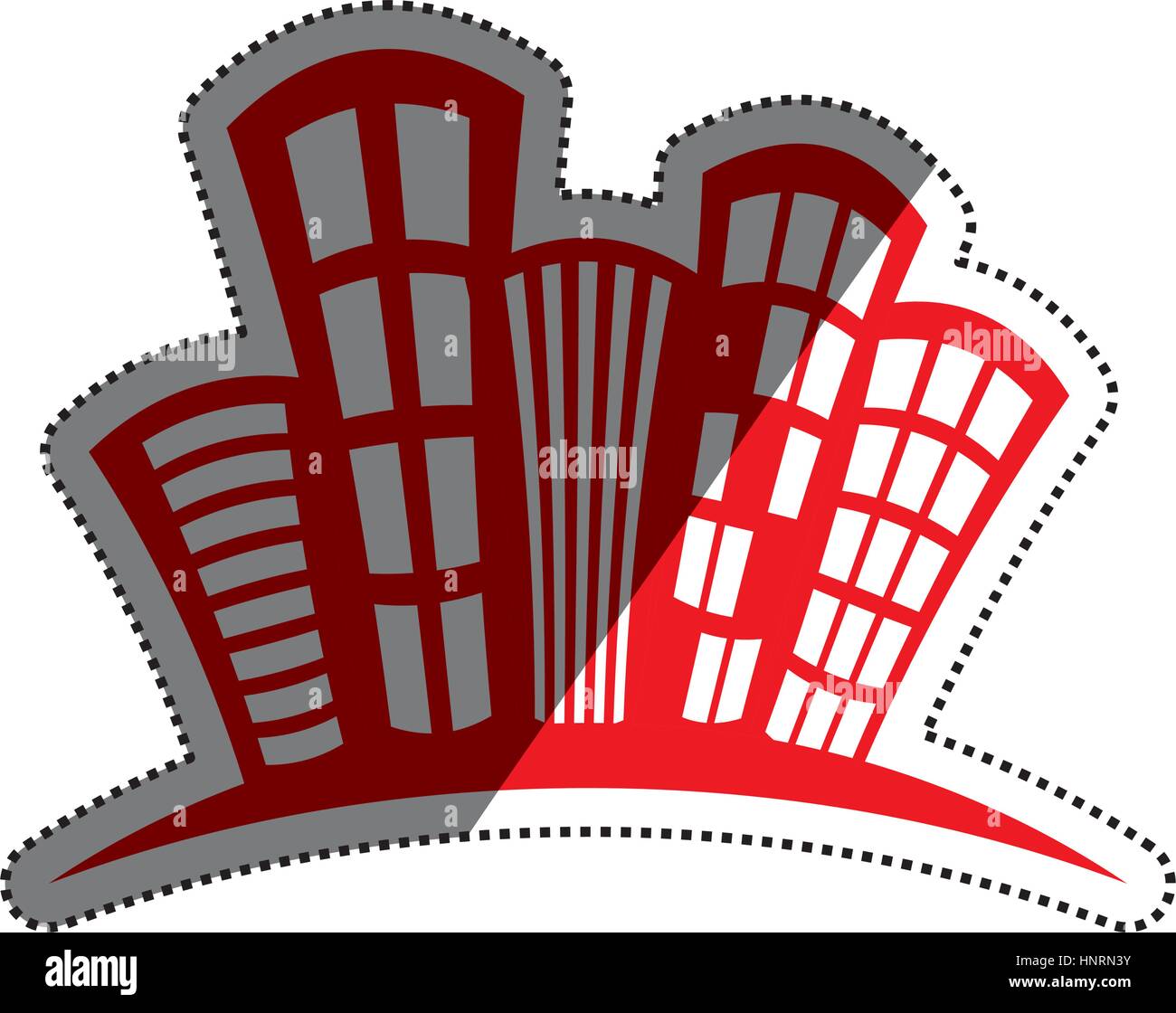 city buildings symbol icon vector illustration graphic design Stock ...