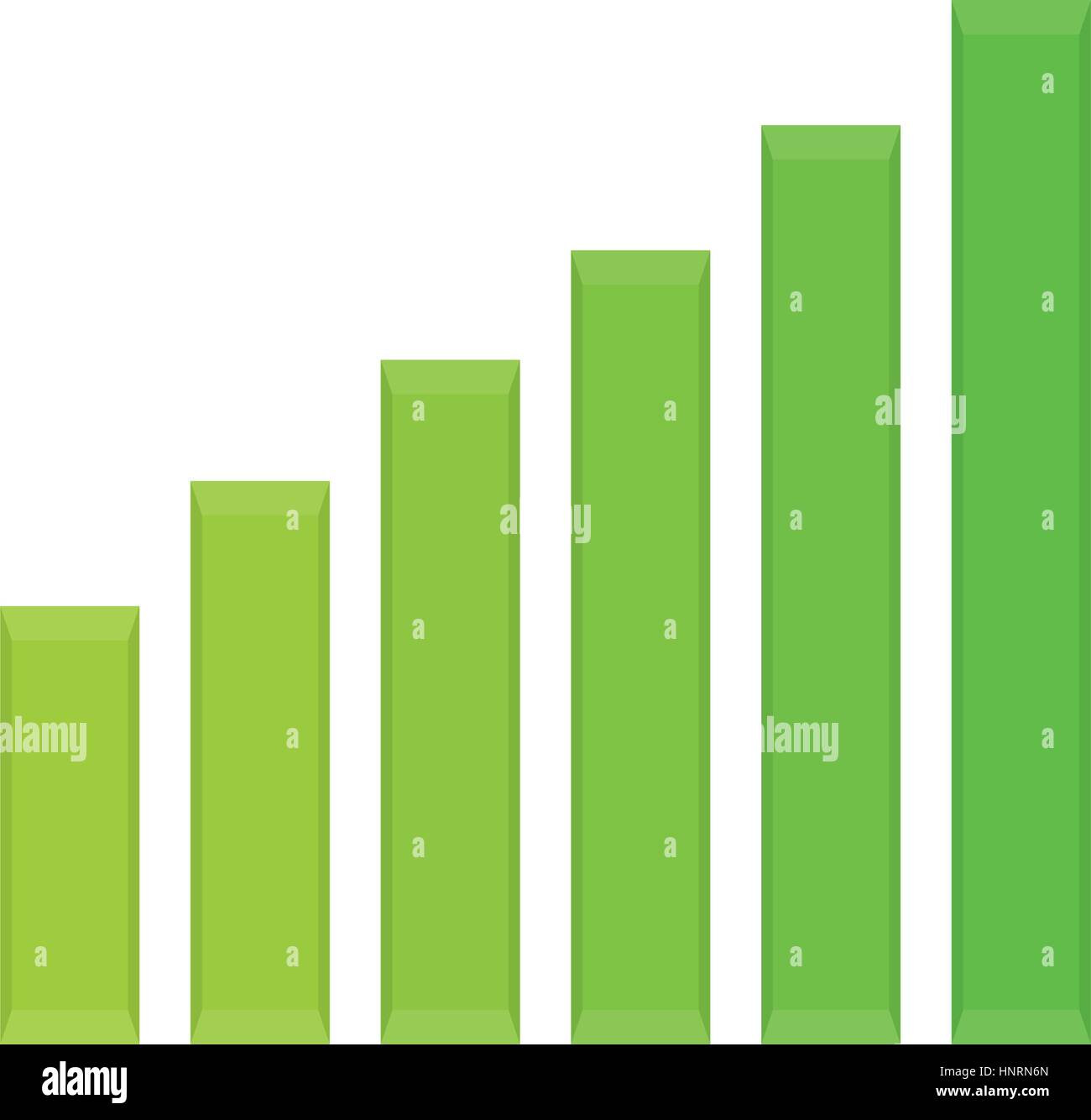 statistics bars growing icon vector illustration graphic design Stock ...