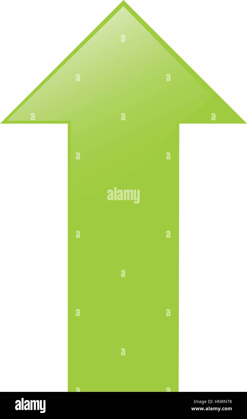 arrow up increase icon vector illustration graphic design Stock Vector ...