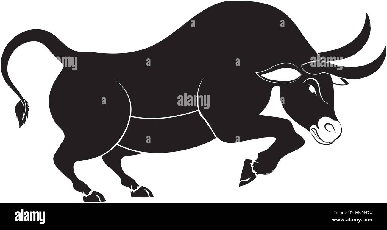 Bull stock market symbol icon vector illustration graphic design Stock ...