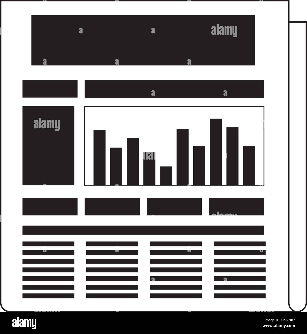 statistics bars growing icon vector illustration graphic design Stock ...
