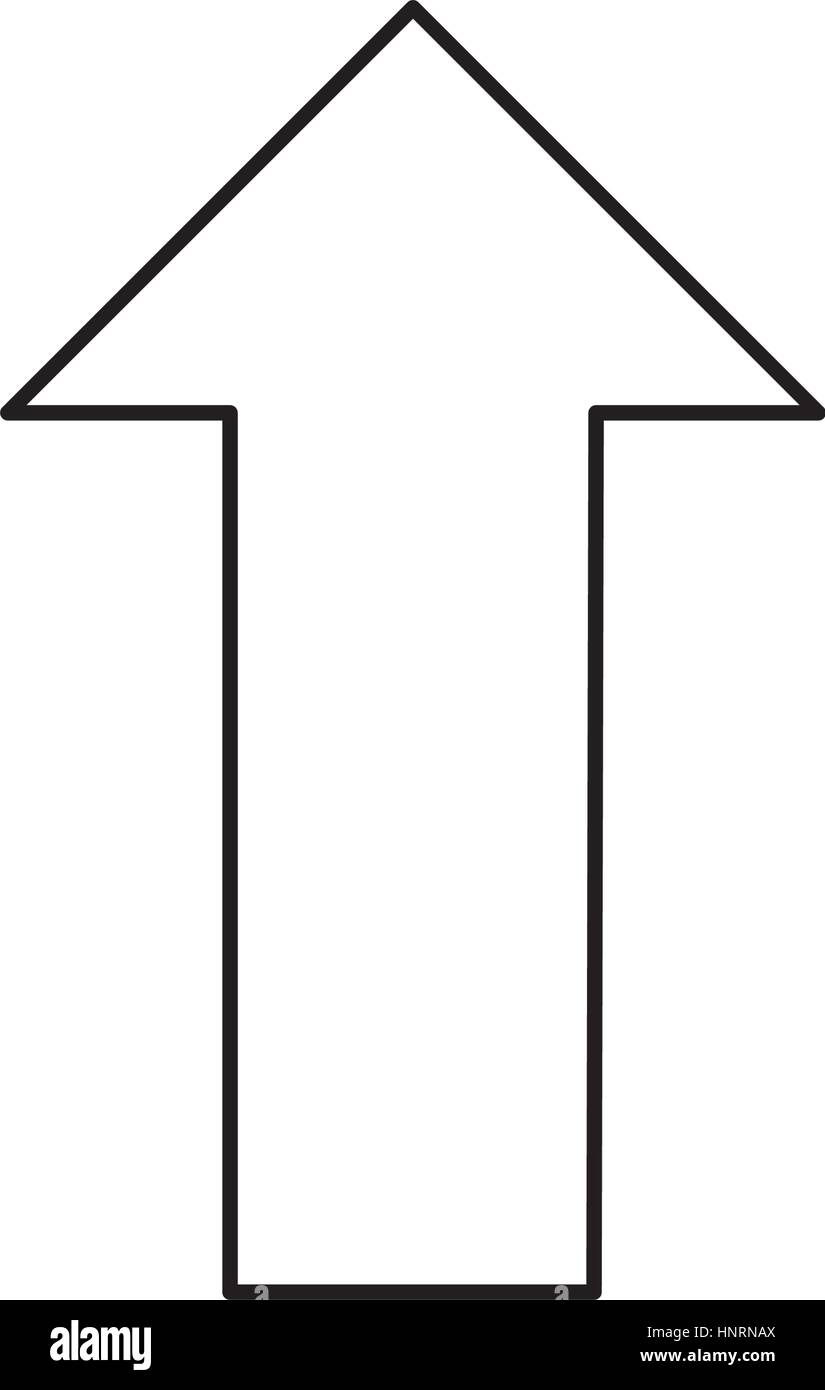 arrow up increase icon vector illustration graphic design Stock Vector ...