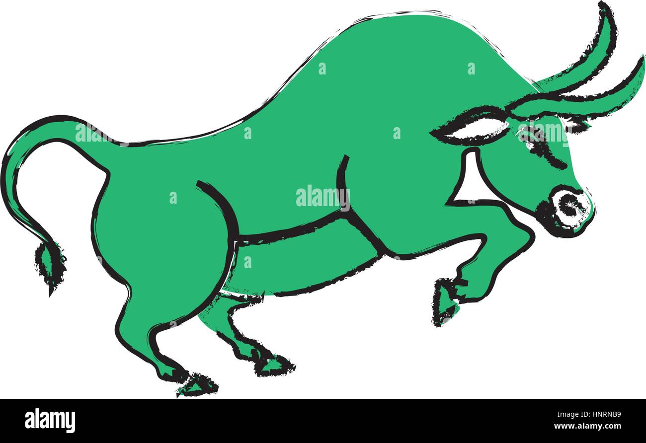 Bull stock market symbol icon vector illustration graphic design Stock ...