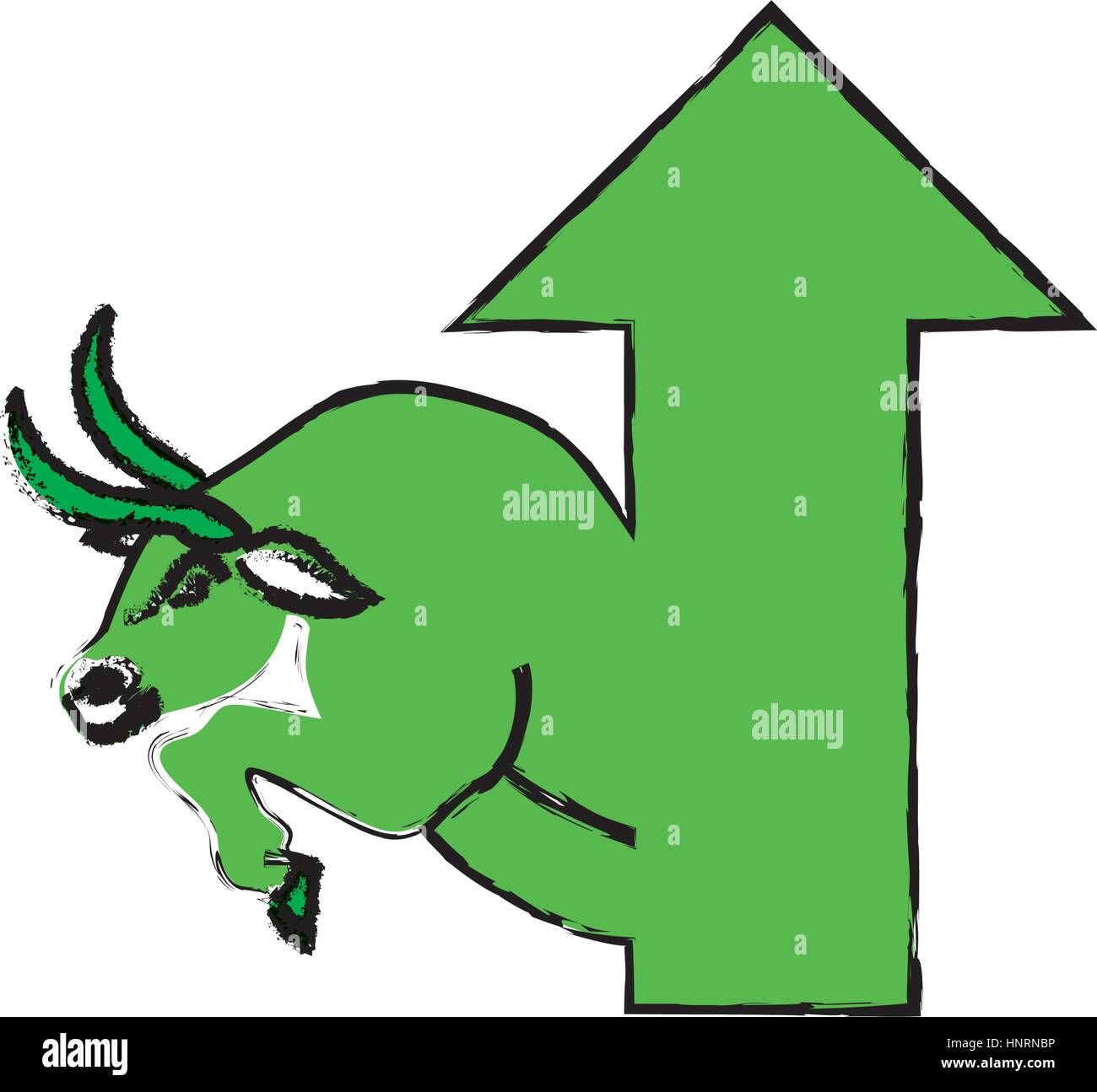 Bull stock market symbol icon vector illustration graphic design Stock ...