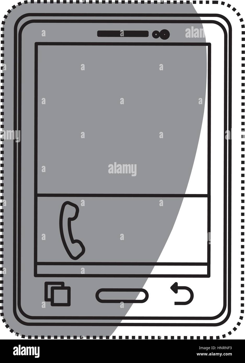 mobile smartphone technology icon vector illustration graphic design ...