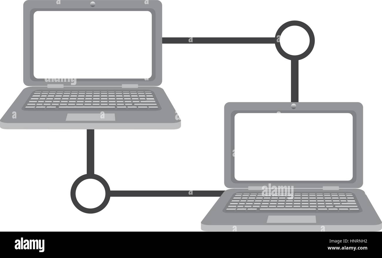 Laptop computer technology icon vector illustration graphic design ...