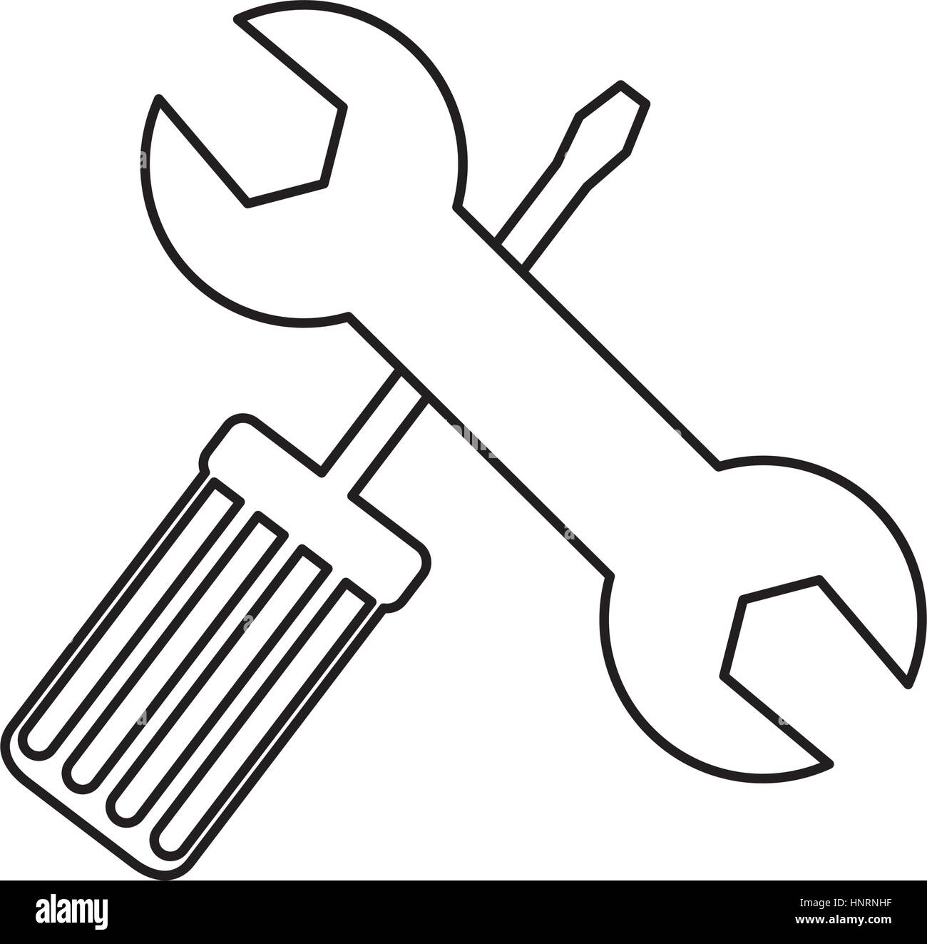 Construction tools symbol icon vector illustration graphic design Stock ...
