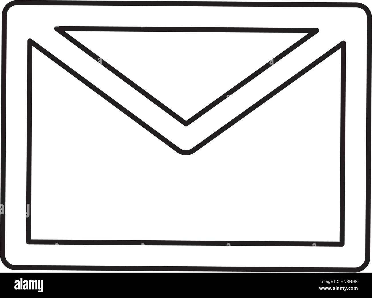 Email or mail symbol icon vector illustration graphic design Stock ...