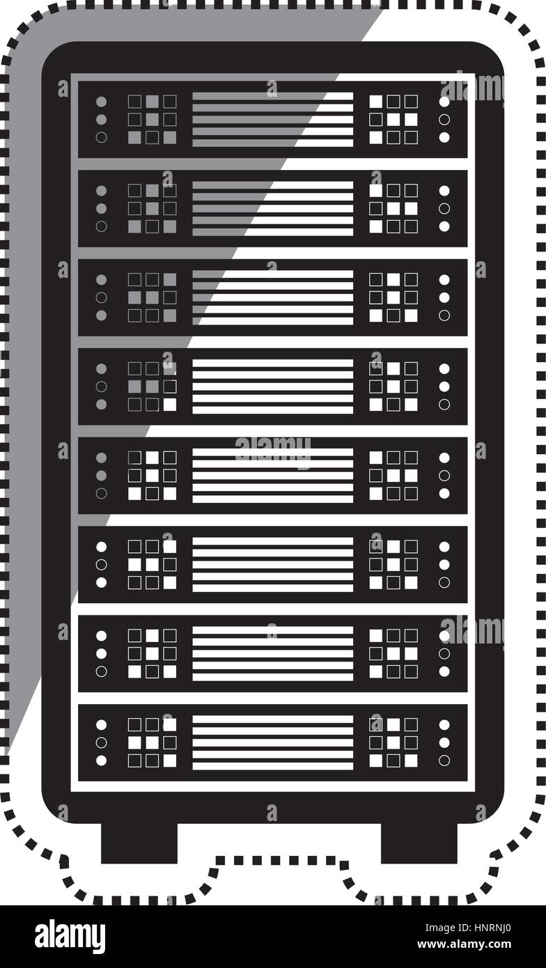 Database storage computer icon vector illustration graphic design Stock ...