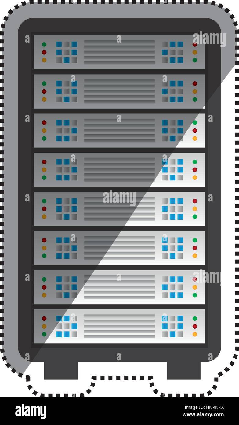 Database storage computer icon vector illustration graphic design Stock ...