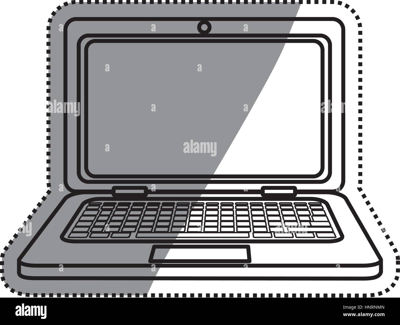 Laptop computer technology icon vector illustration graphic design ...