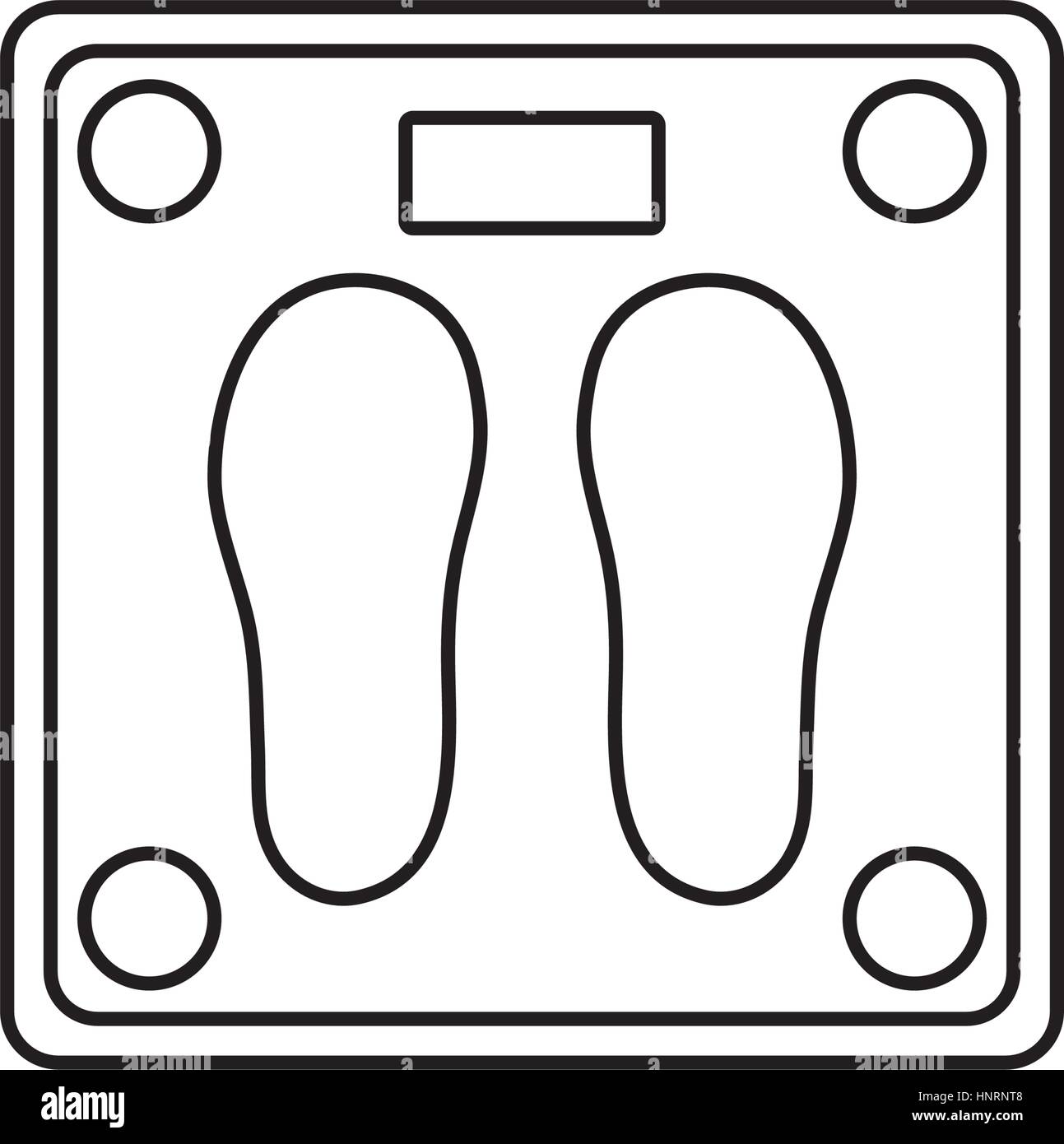 Body weight scale icon vector illustration graphic design Stock Vector ...