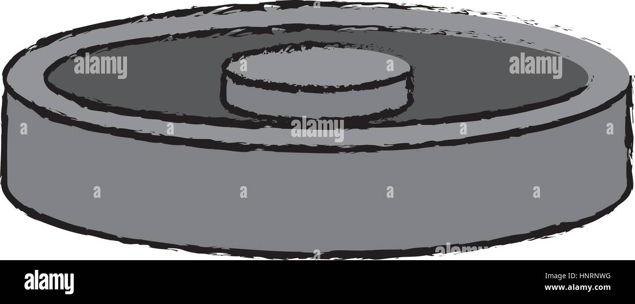 Gym weight disk icon vector illustration graphic design Stock Vector ...