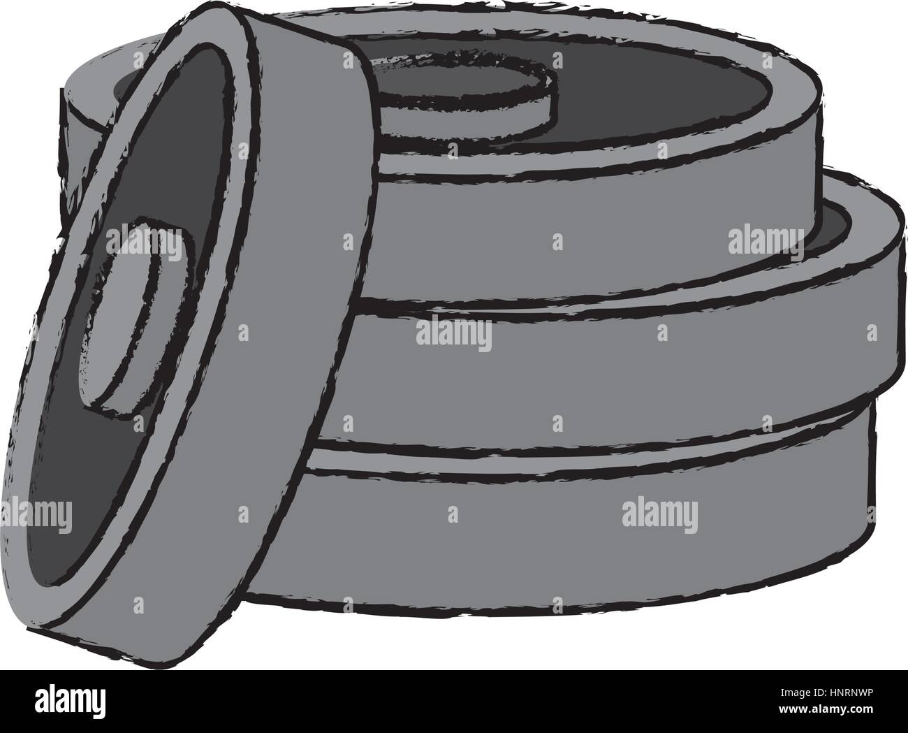 Gym weight disk icon vector illustration graphic design Stock Vector ...