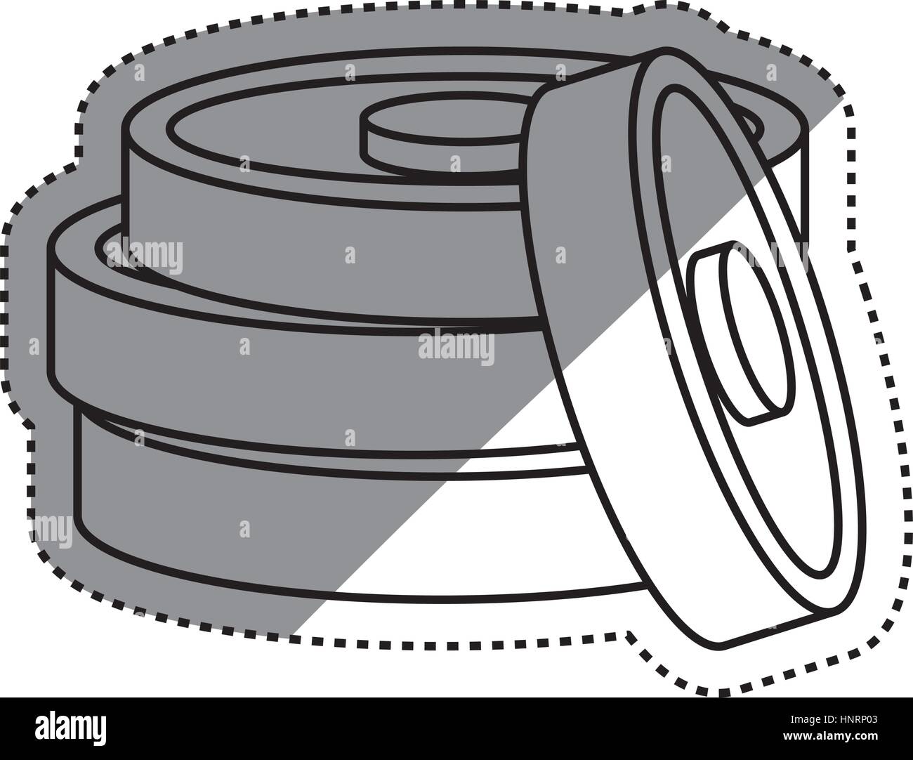 Gym weight disk icon vector illustration graphic design Stock Vector ...