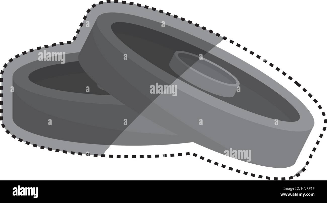 Gym weight disk icon vector illustration graphic design Stock Vector ...