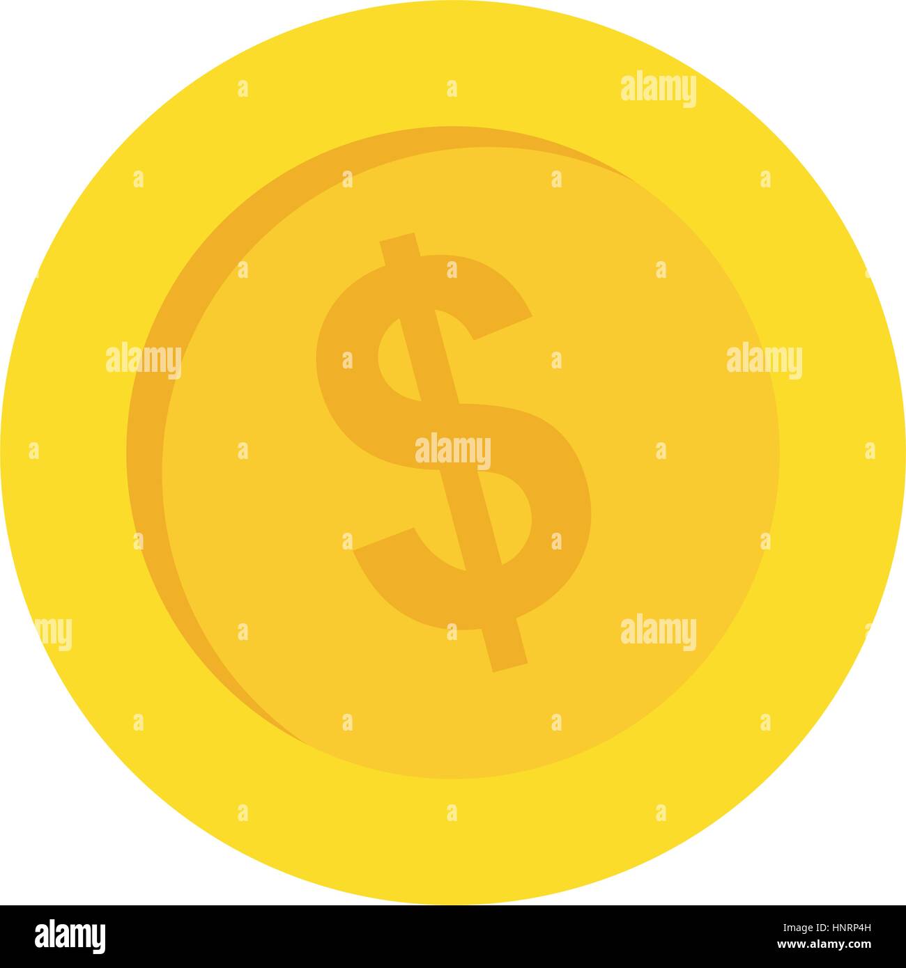Coin of money icon vector illustration graphic design Stock Vector ...