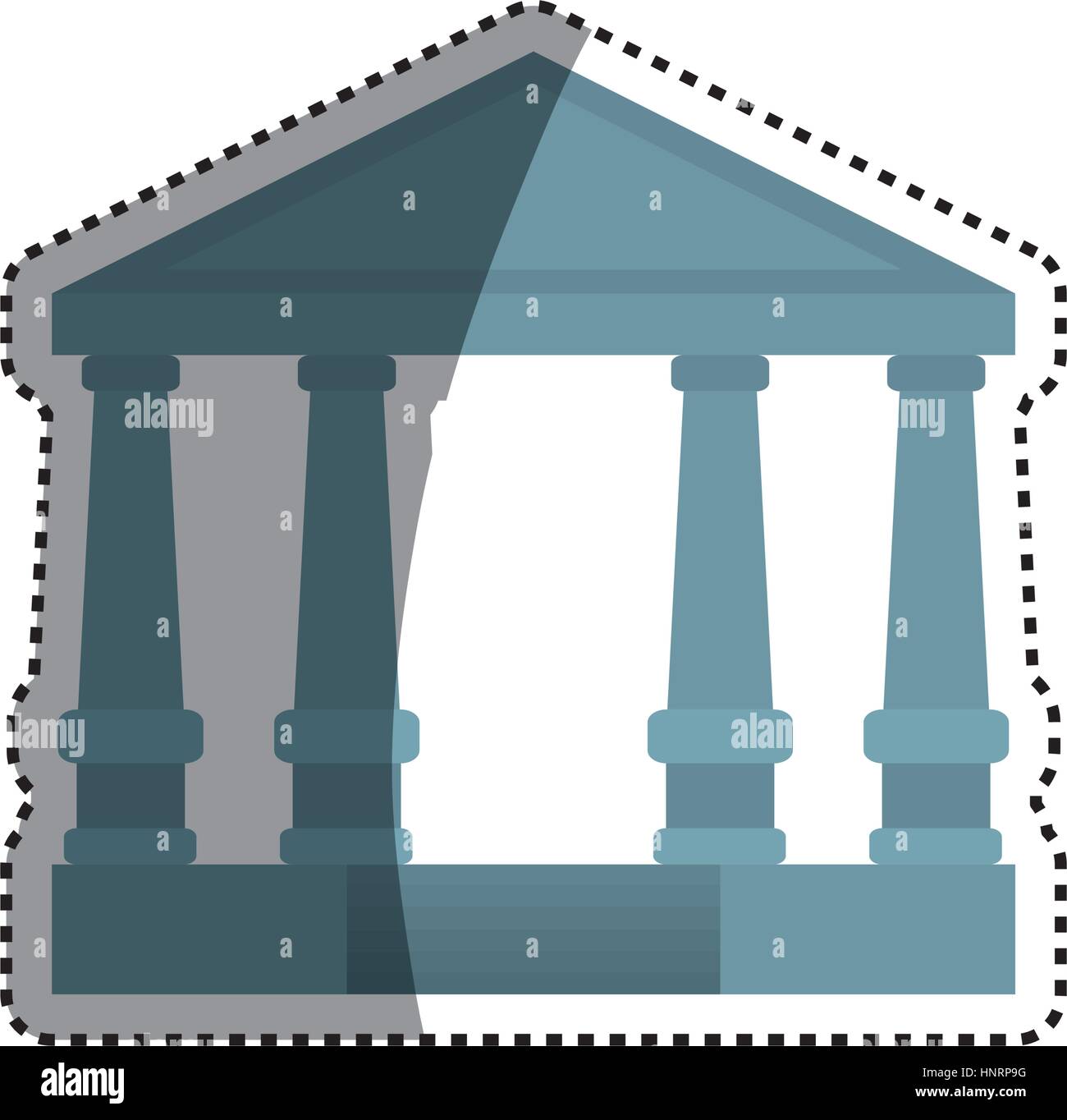 Bank building symbol icon vector illustration graphic design Stock ...