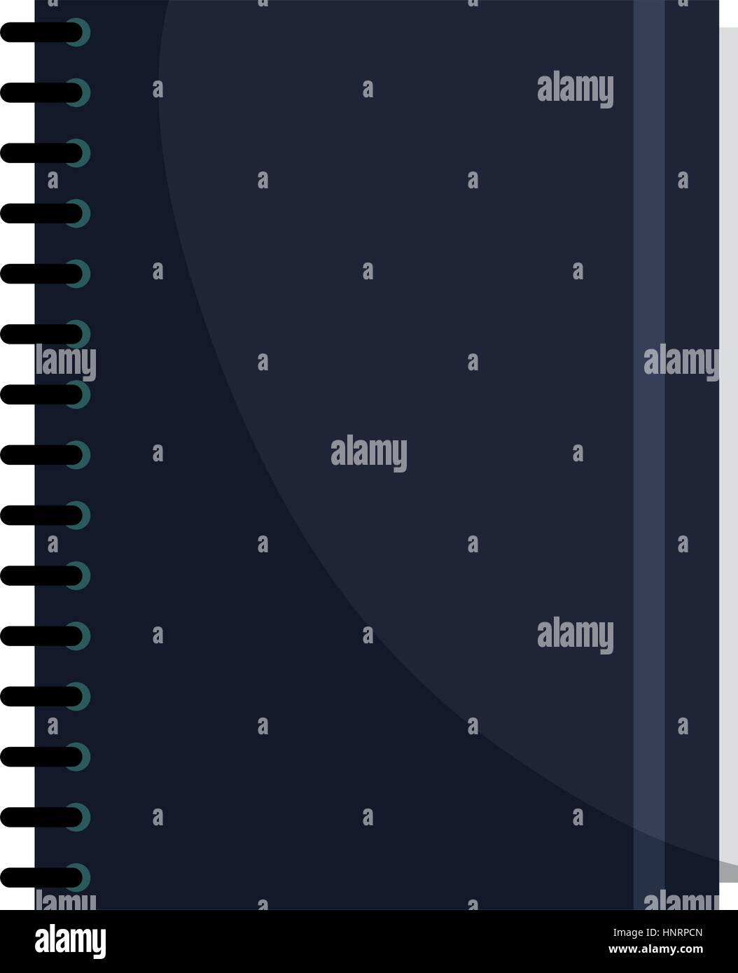 notebook icon over white background. vector illustration Stock Vector ...