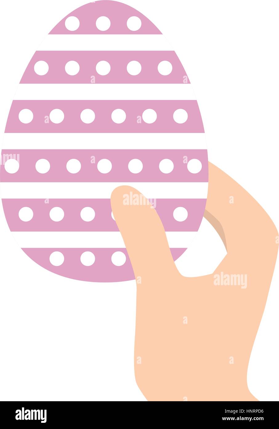 hand hing easter egg vector illustration eps 10 Stock Vector Image ...