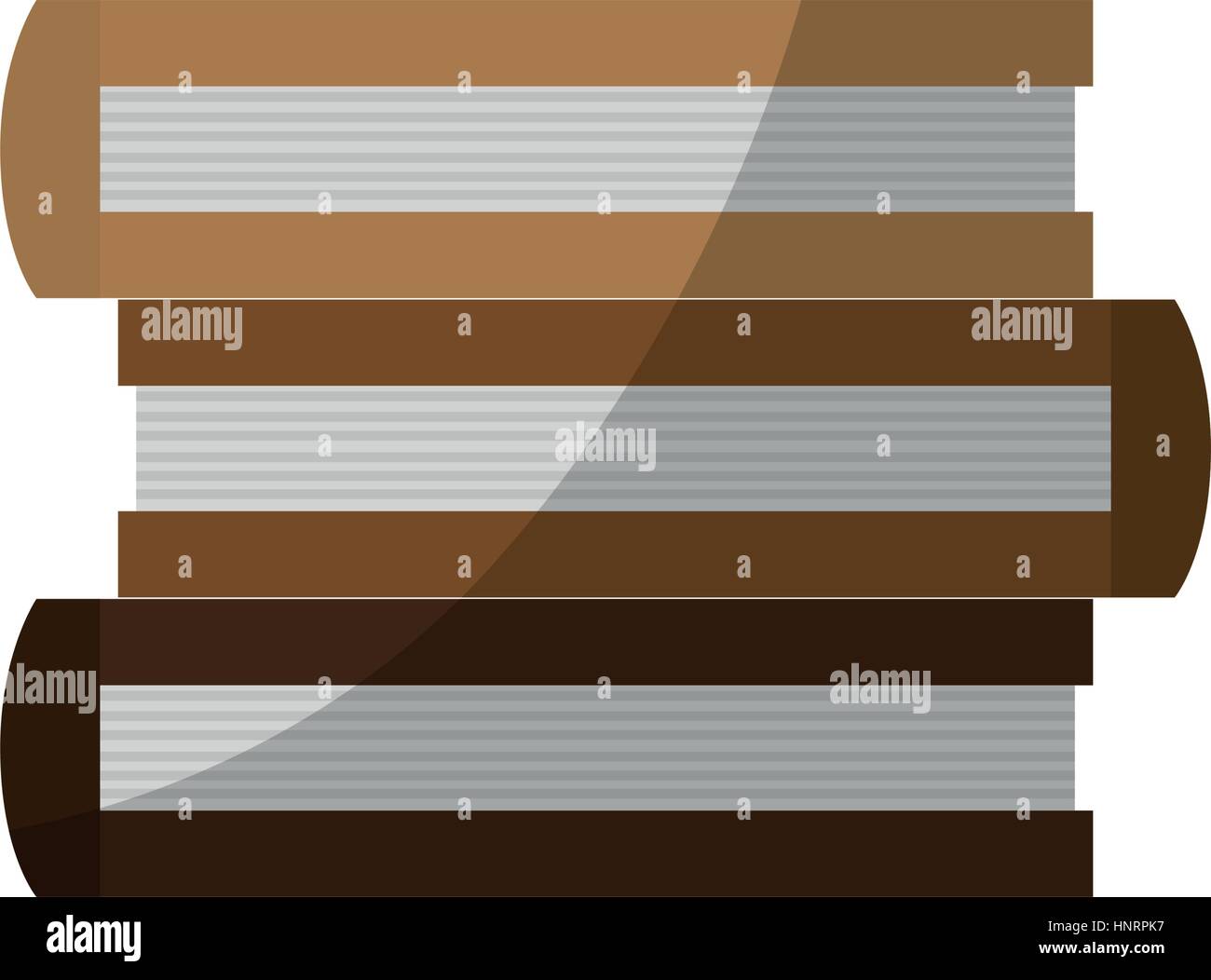 stack of books over white background. colorful design. vector ...