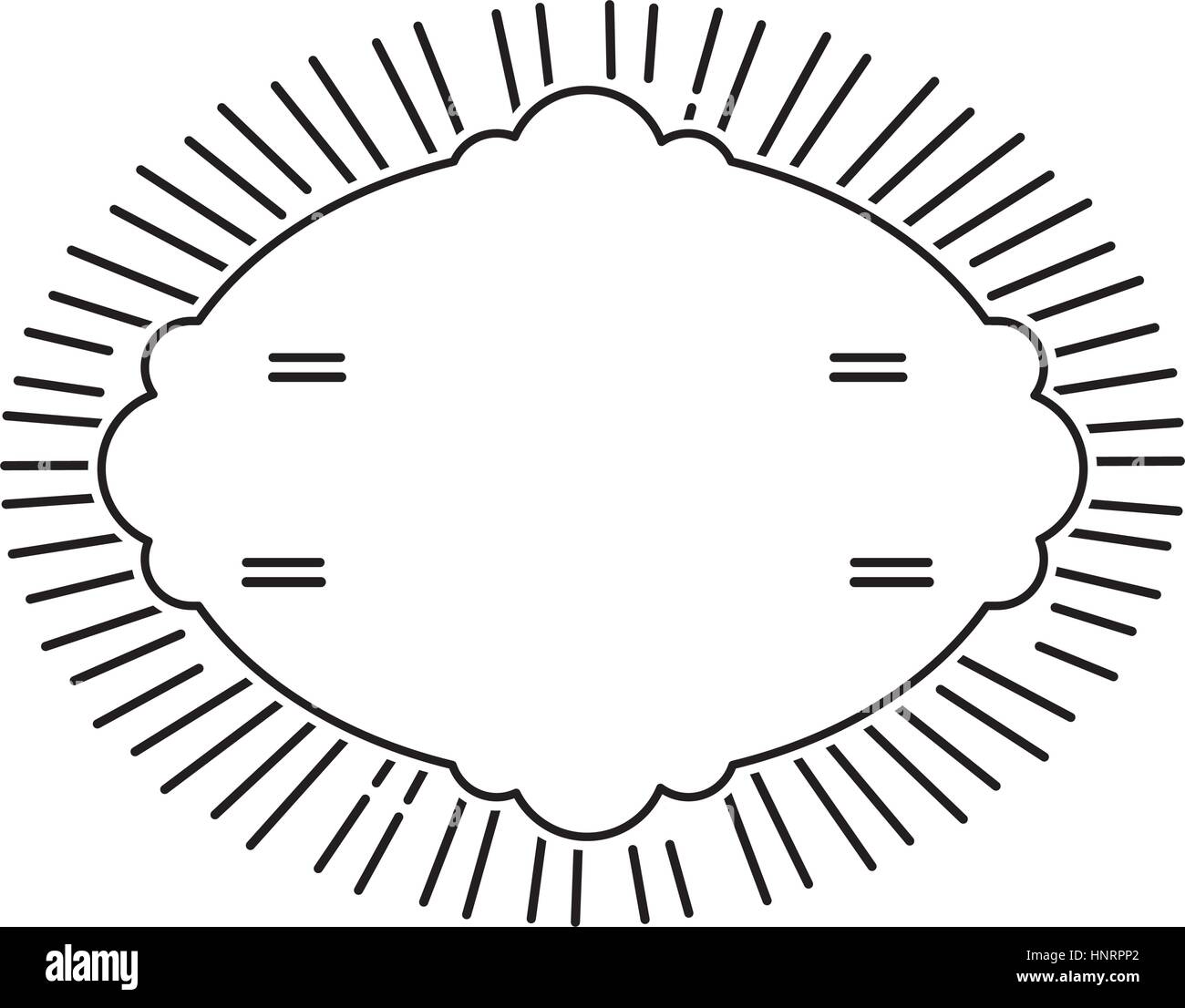 badge decorative frame design vector illustration eps 10 Stock Vector ...