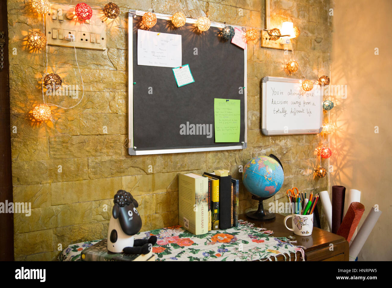 Study table (creative spaces Stock Photo - Alamy