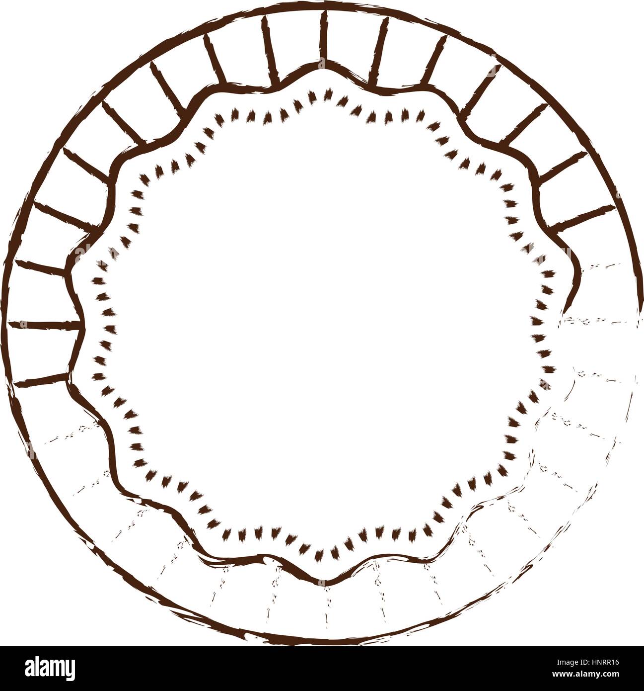 badge circle decorative frame vector illustration eps 10 Stock Vector ...