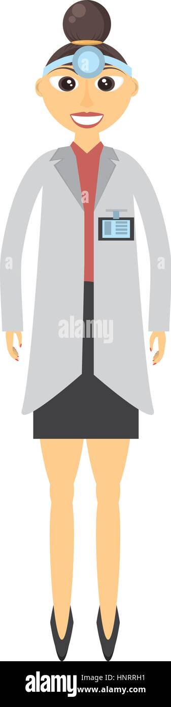 Doctor head mirror Stock Vector Images - Alamy