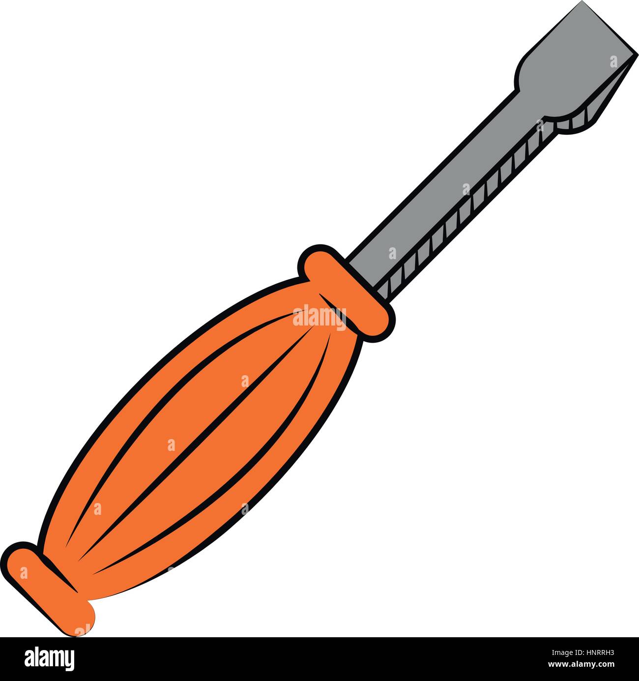 screwdriver repair instrument work vector illustration eps 10 Stock ...