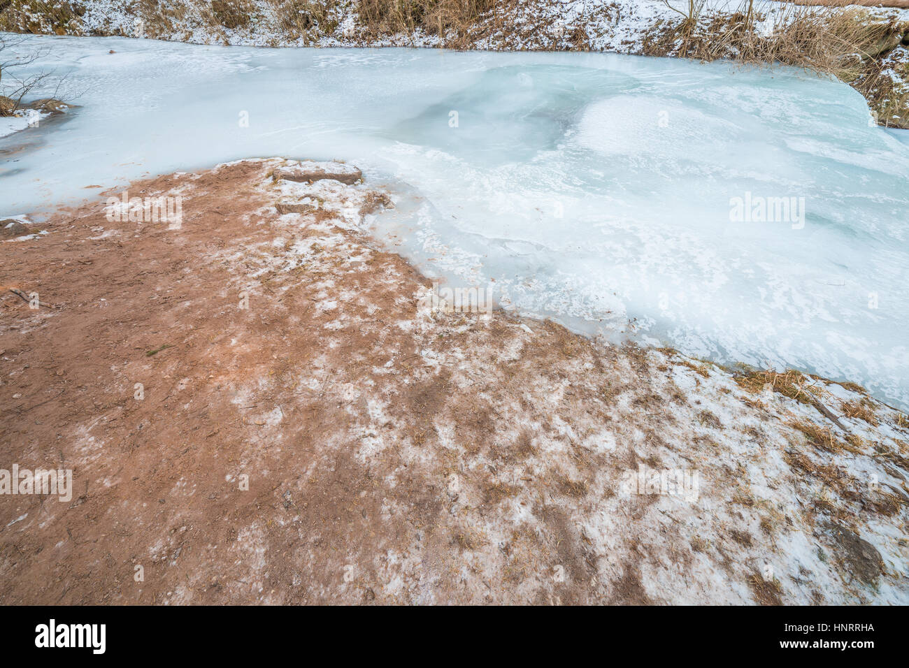 Frozen brook hi-res stock photography and images - Alamy
