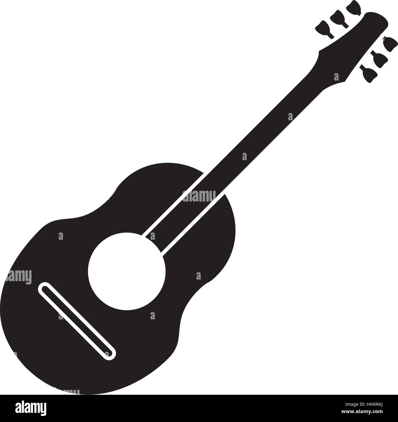 guitar traditional acoustic music pictogram vector illustration eps 10 ...