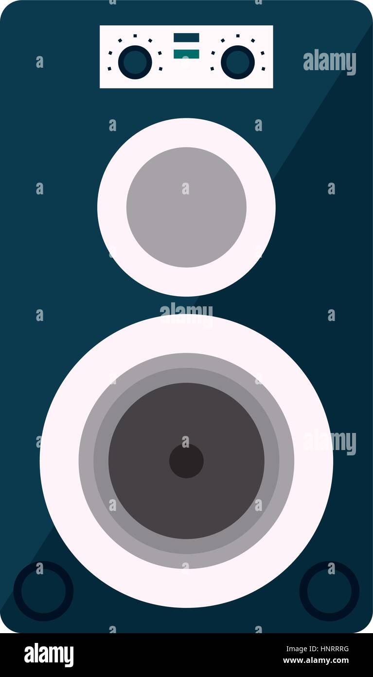 musical speaker audio stereo vector illustration eps 10 Stock Vector ...