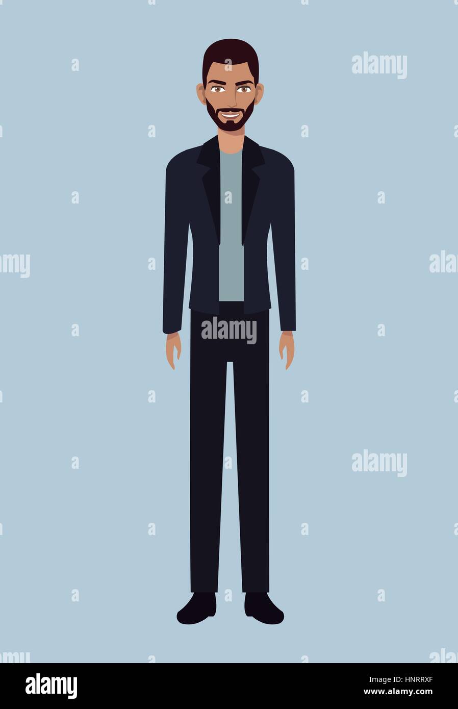 character man member community vector illustration eps 10 Stock Vector ...