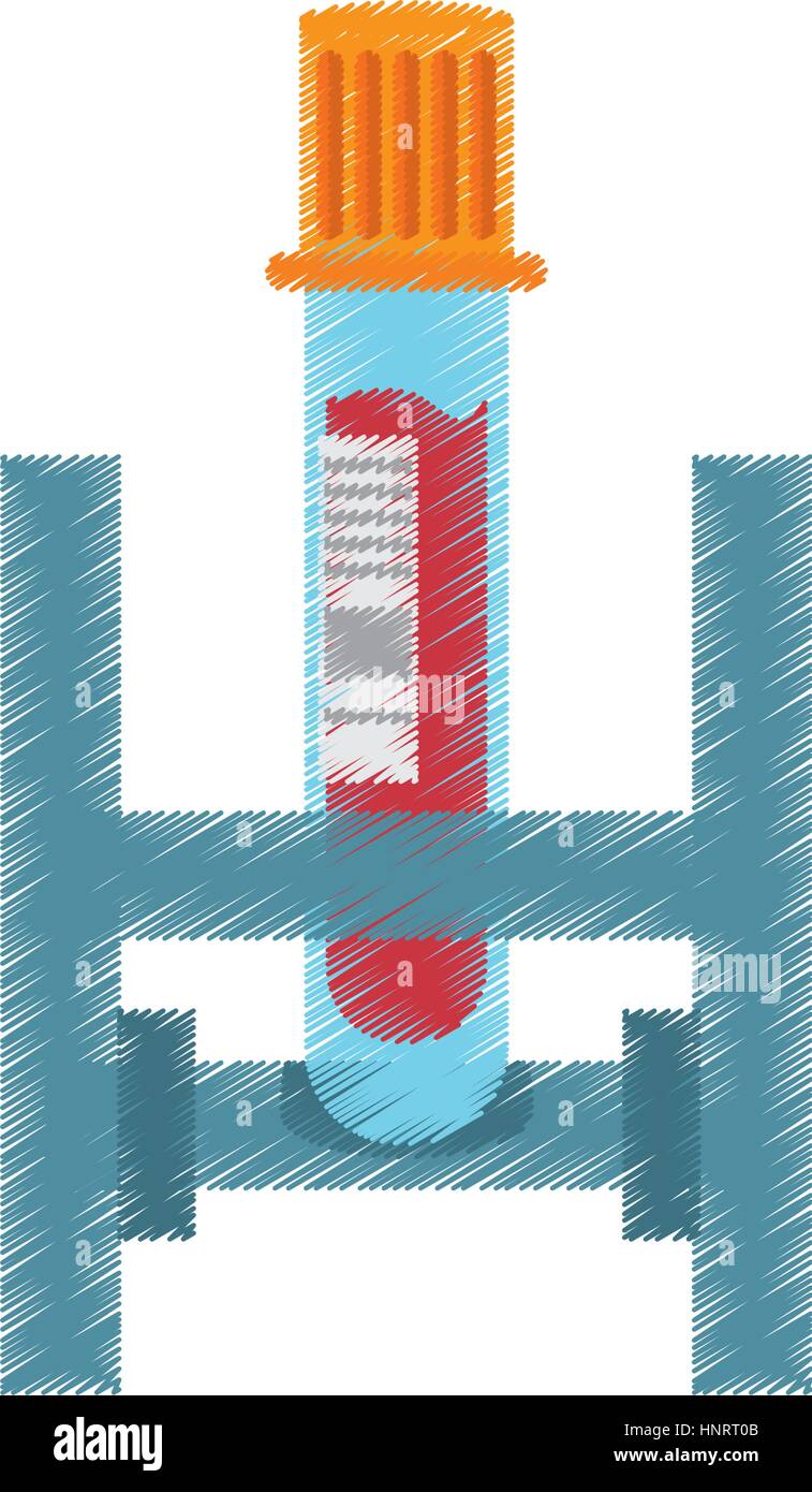 Science Test Tube Drawing Stock Photos & Science Test Tube Drawing ...