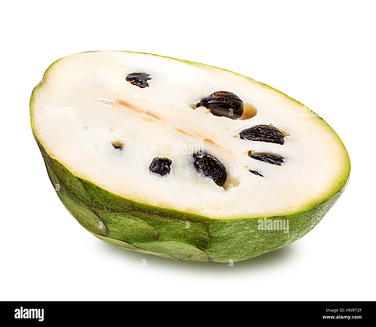 Cherimoya fruit on white background Stock Photo - Alamy