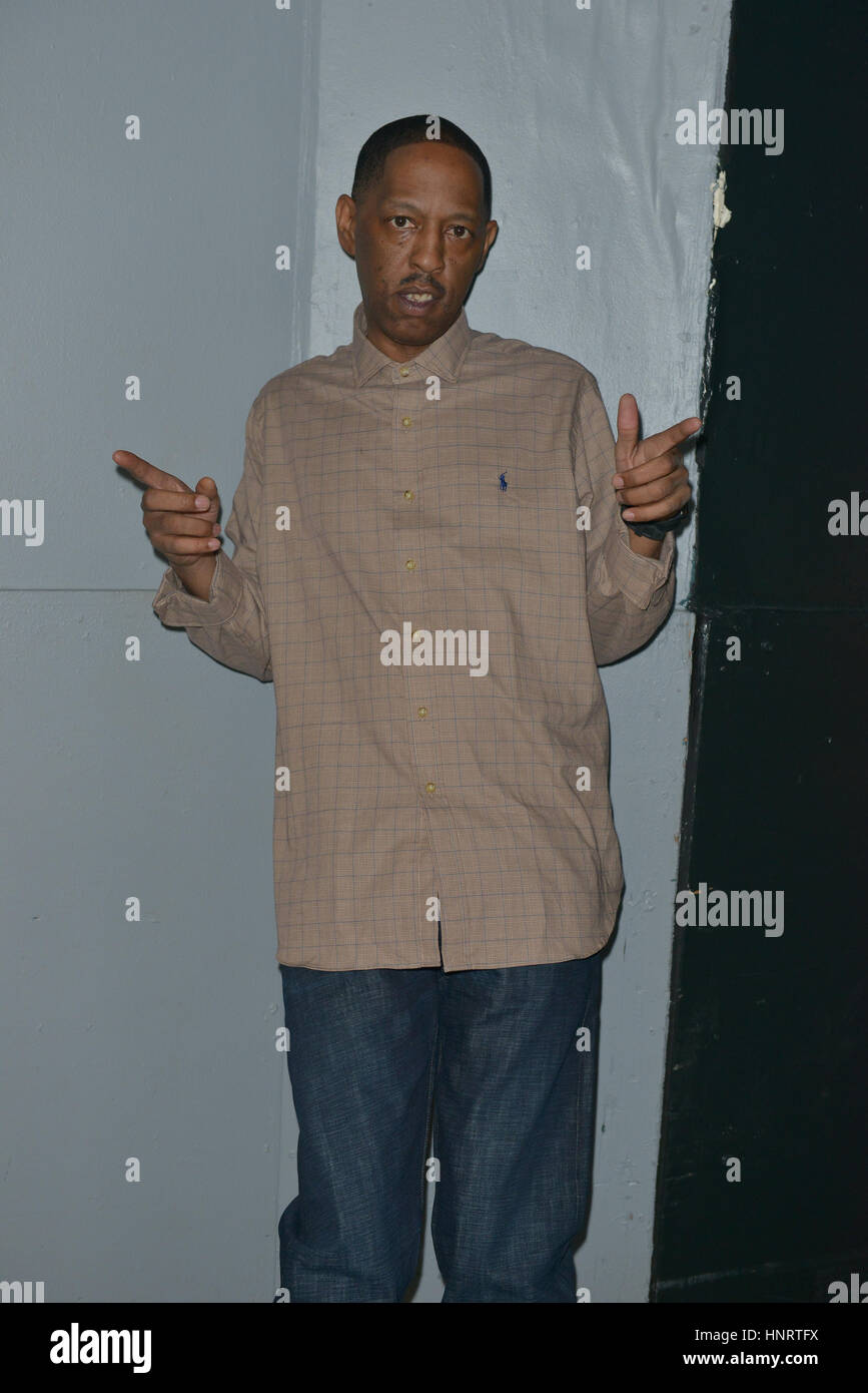 Henry Welch backstage at the Miami Festival of Laughs at James L Knight ...