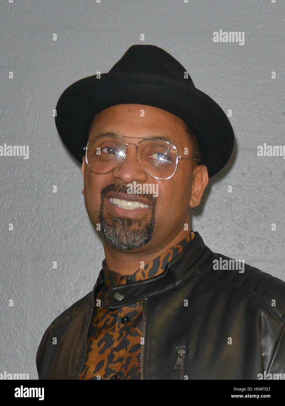 Mike Epps backstage at the Miami Festival of Laughs at James L Knight ...