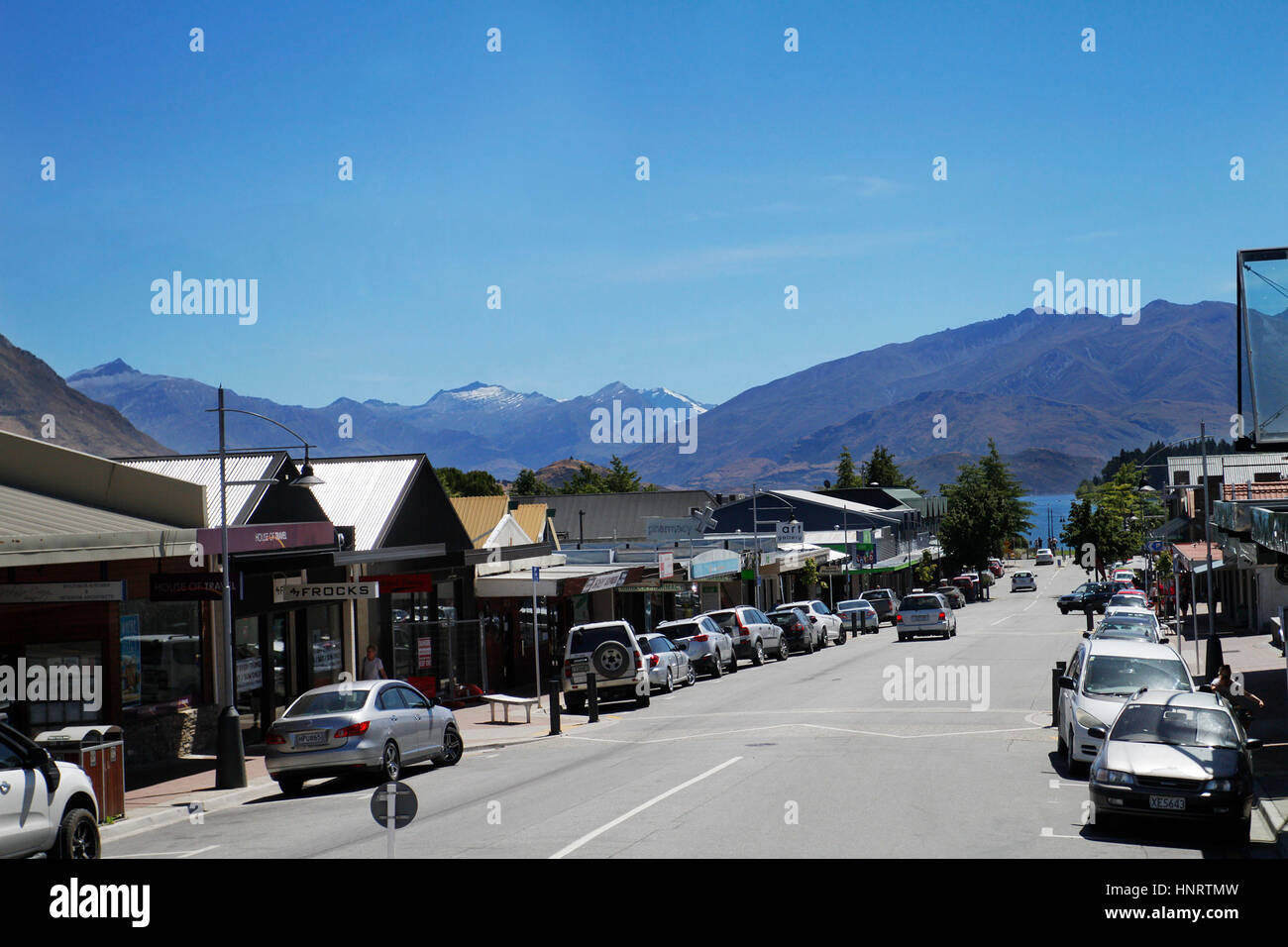 Wanaka town hi-res stock photography and images - Alamy