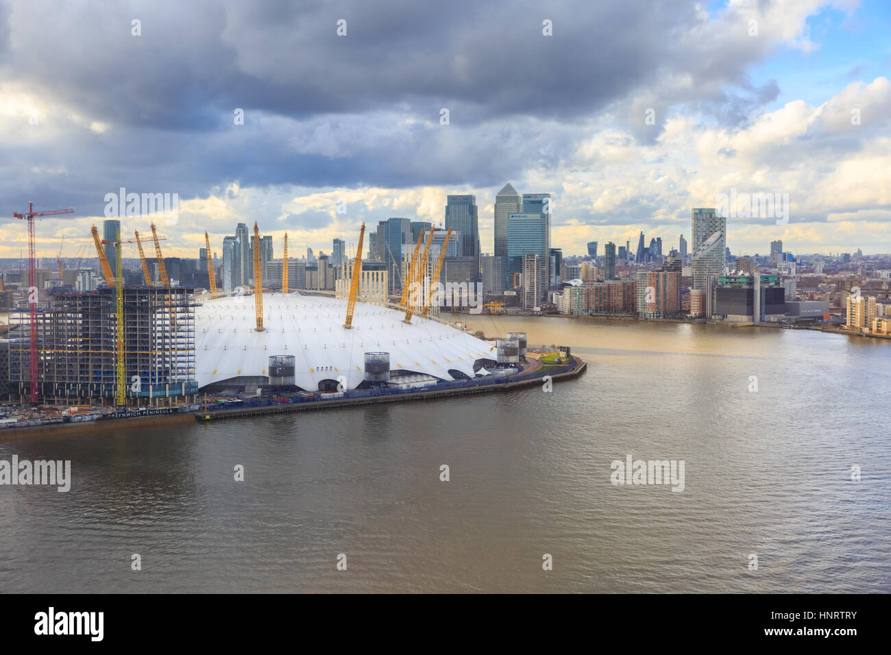 At the 02 in greenwich hi-res stock photography and images - Alamy