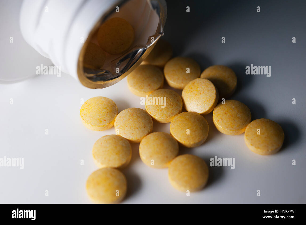 Vitamin D tablets Stock Photo - Alamy