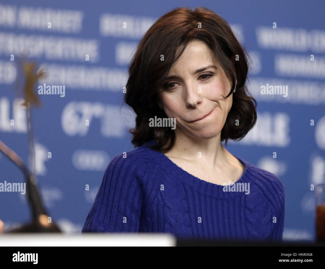 Berlin, Germany. 15th Feb, 2017. British actress Sally Hawkins seen ...