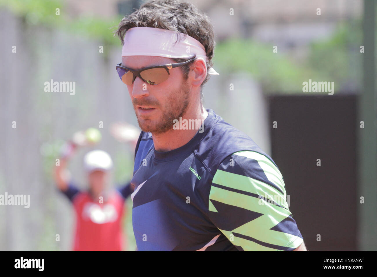 Buenos Aires, Argentina. 15th February 2017. Austrian player Gerald ...