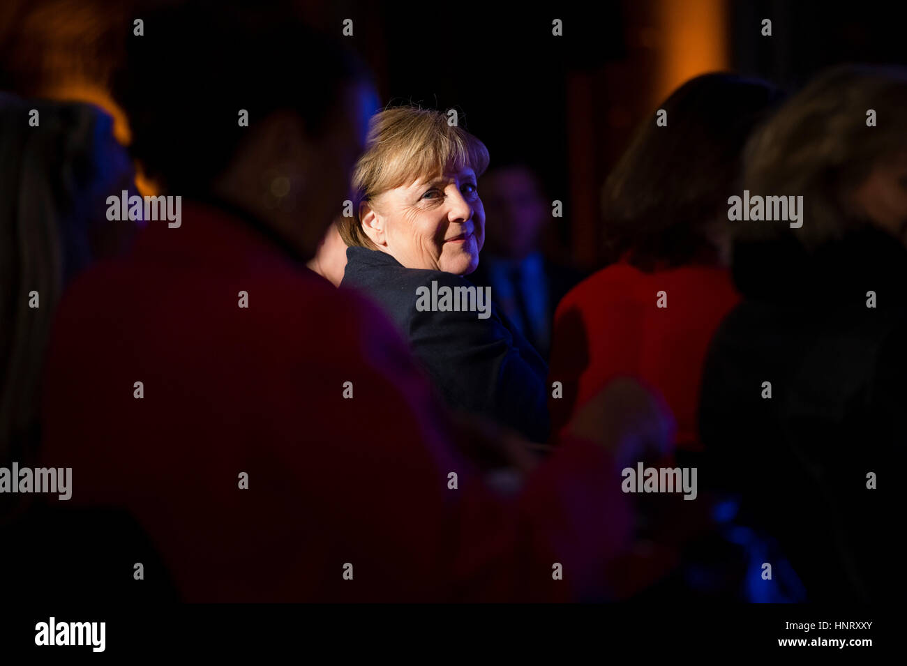 Berlin, Germany. 15th Feb, 2017. The German chancellor Angela Merkel ...