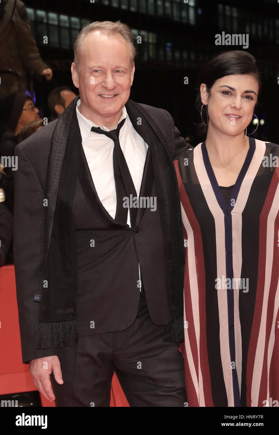 Stellan skarsgard and megan everett skarsgard hi-res stock photography ...