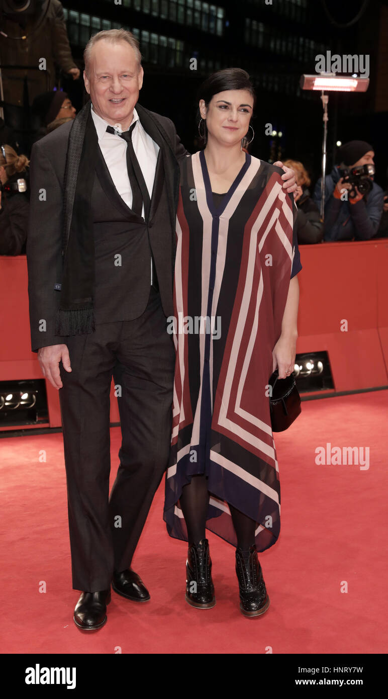 Stellan skarsgard and megan everett skarsgard hi-res stock photography ...